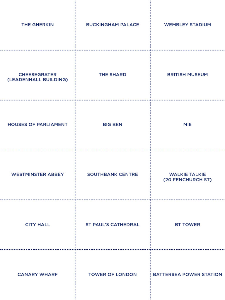 Resource 1 The London Classroom London Landmarks Match Up | PDF