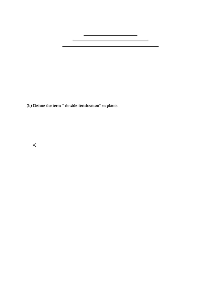 Sexual Reproduction in Plants: Key Concepts | PDF