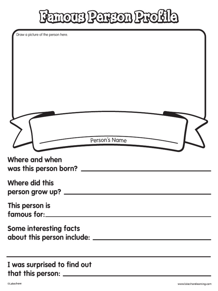Biography Template for Famous Person | PDF