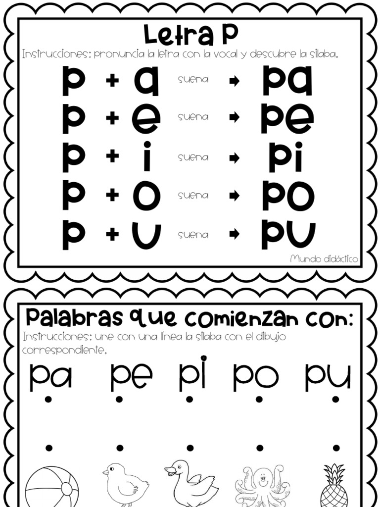 Cuadernillo de Inicio en La Lectoescritura | PDF