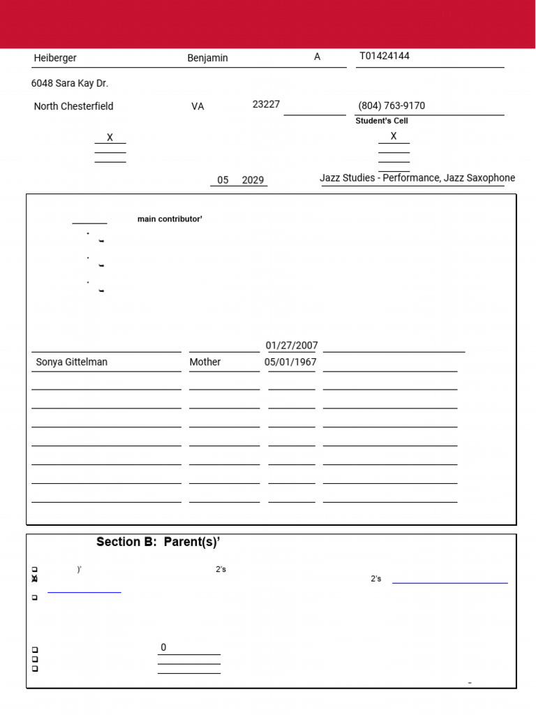 2526 Oberlin Dependent Verification Form 0 | PDF | Irs Tax Forms ...