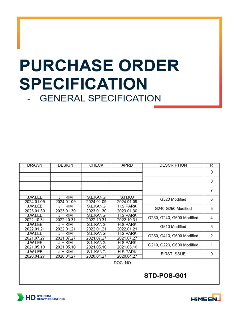 STD-POS-G01 General Specification For DO Storage Tank | PDF | Programmable Logic Controller ...