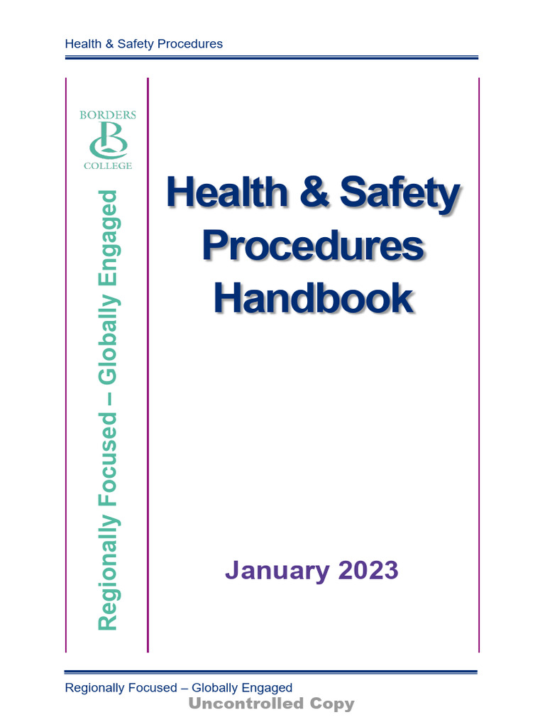 Health Safety Procedures 2023v3 | PDF | Occupational Safety And Health ...
