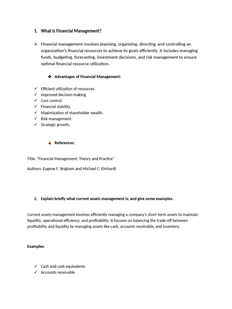 Financial Management Essentials Explained | PDF | Cost Of Capital ...