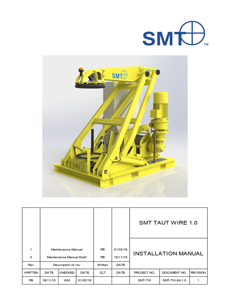 SMT Taut Wire - Installation Manual (Rev 1) | PDF | Electrical ...