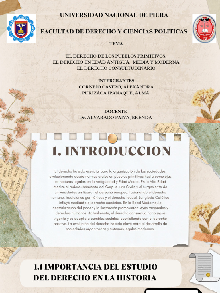 Evolución del Derecho a lo Largo de la Historia | PDF | Derechos ...