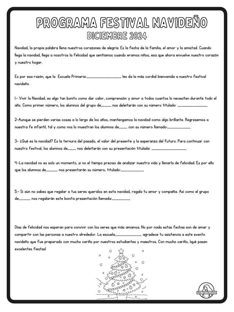 Programa Navideño-2 | PDF