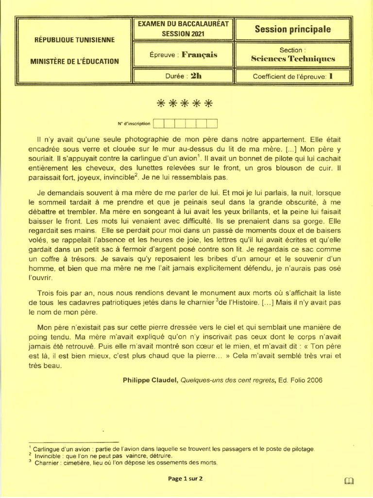 Souvenir 2021 Bac Tech | PDF