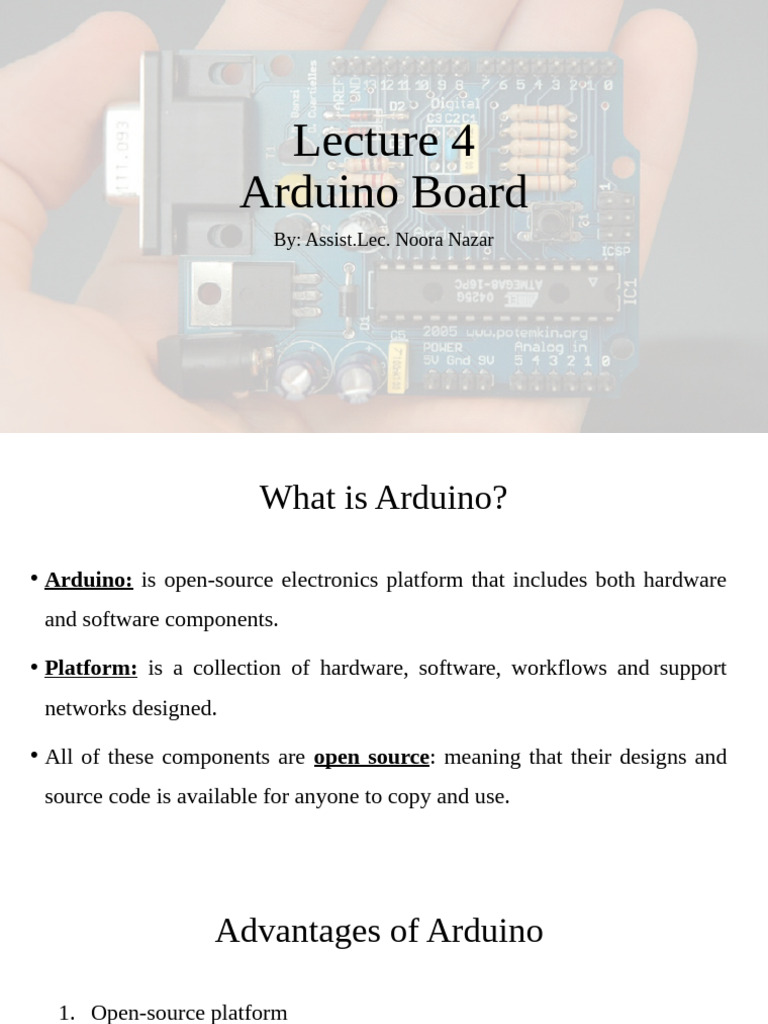 Lec4 Arduino | PDF
