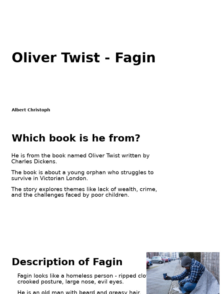 Fagin: The Villain of Oliver Twist | PDF