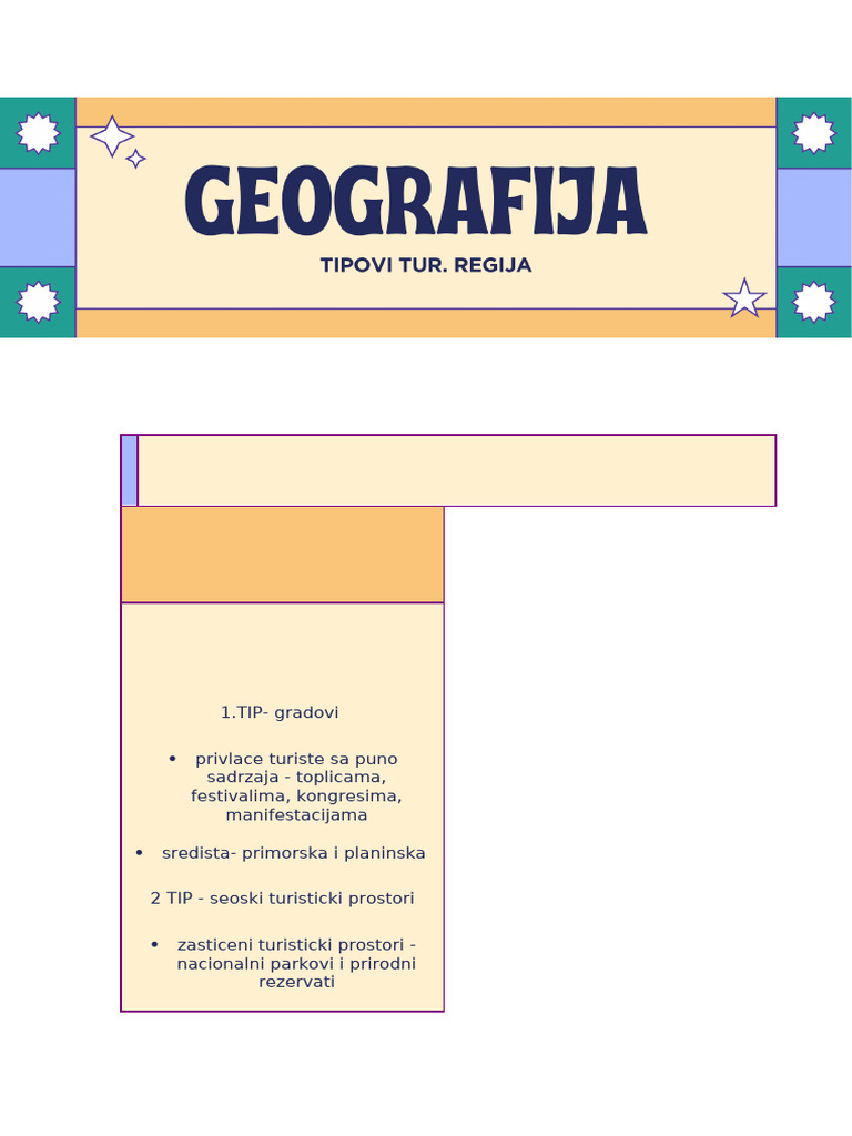 Geo-Tur. Regije | PDF
