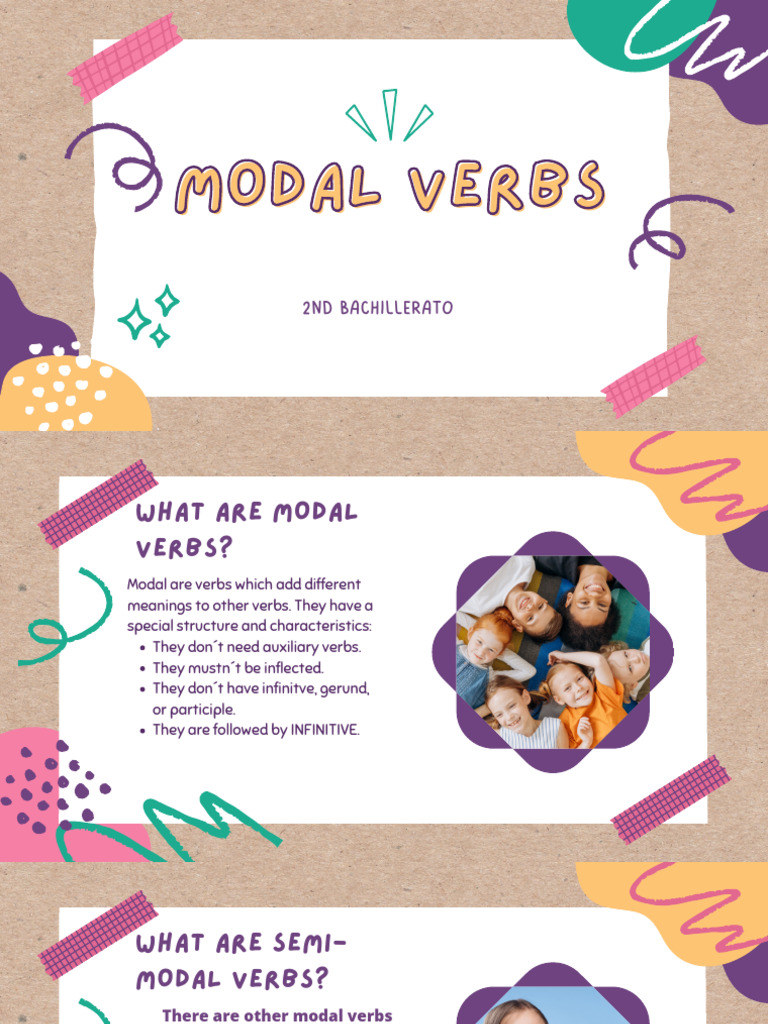 MODAL VERBS PRESENTATION | PDF | Verb | Morphology