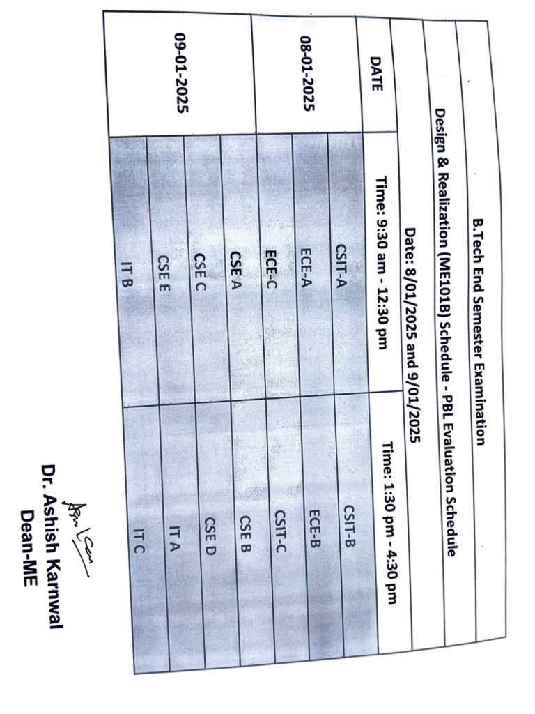 Project and Practical Schedule | PDF