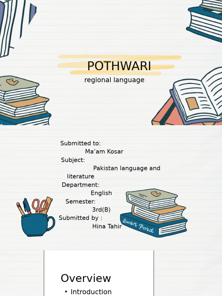 Pothwari Language and Dialects | PDF | Languages Of Asia | Dialect