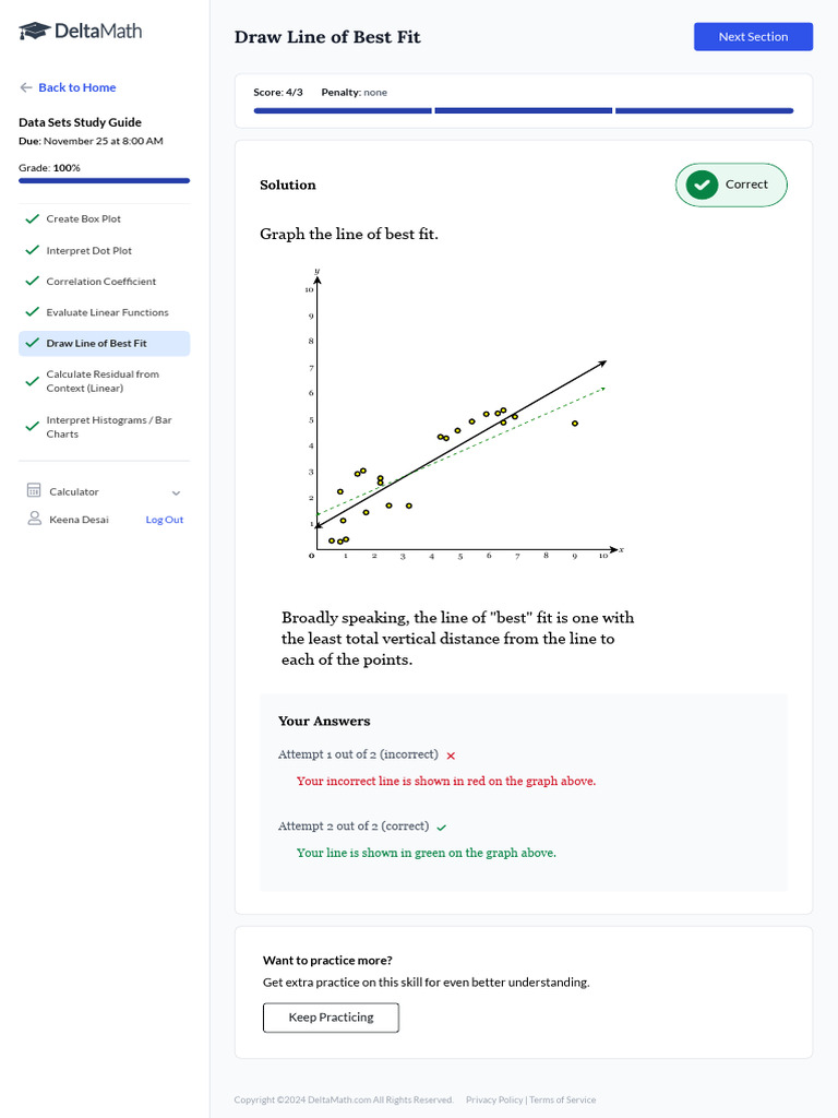 DeltaMath Student Application 3 | PDF | Statistical Analysis | Teaching ...