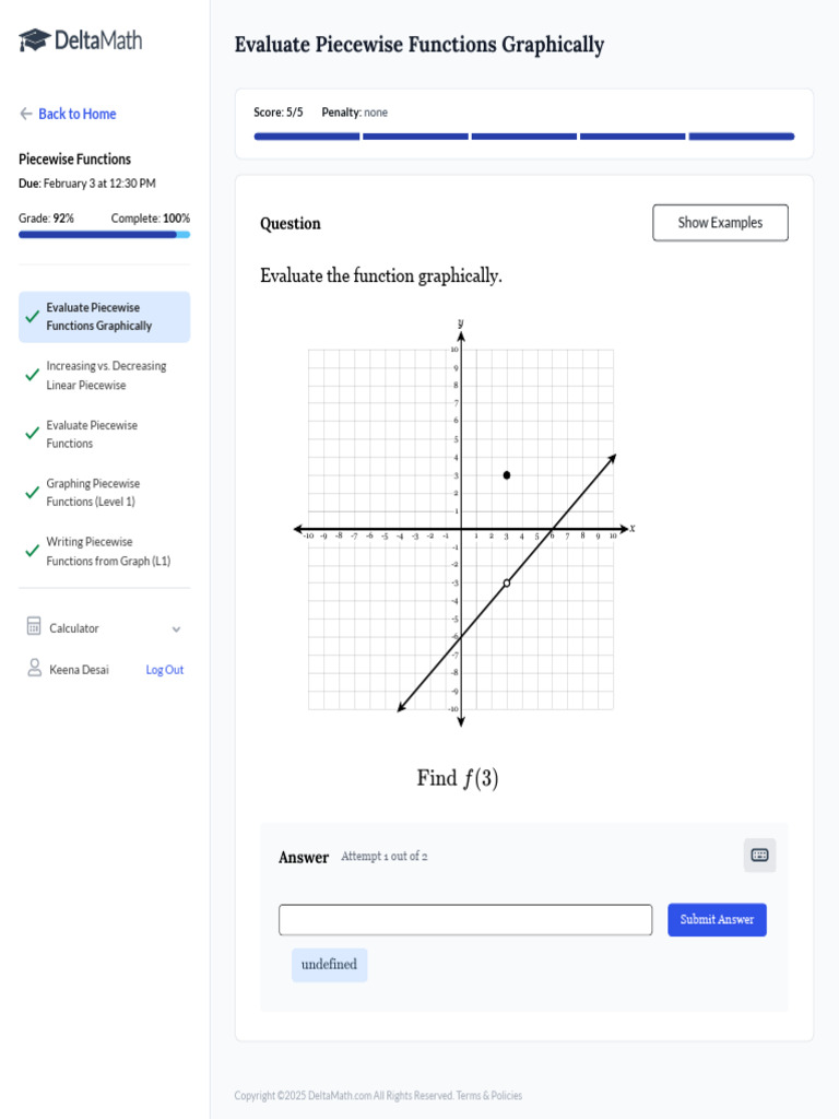 DeltaMath Student Application 4 | PDF | Mathematical Analysis ...