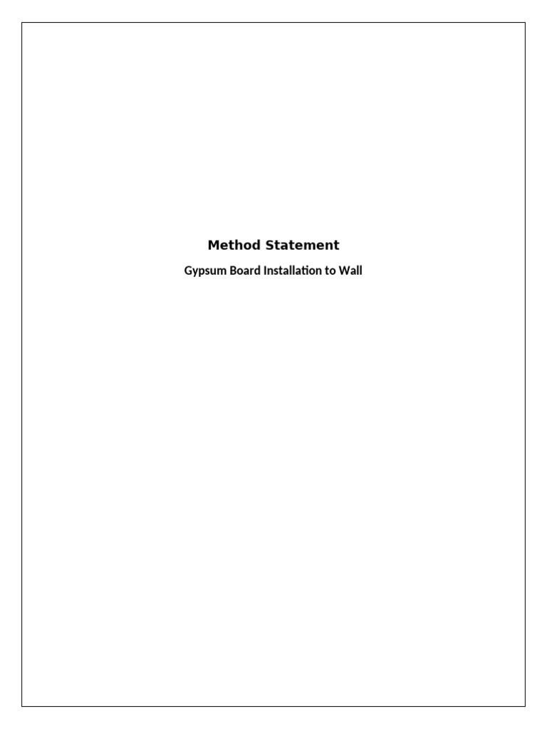 Gypsum Board Wall Installation Guide | PDF | Drywall | Framing ...