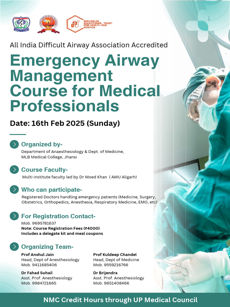 Emergency Airway Management Training Course | PDF