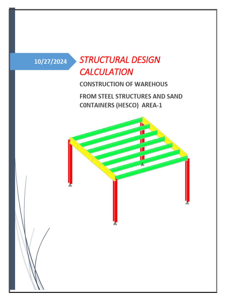 CALCULATION | PDF | Framing (Construction) | Structural Analysis