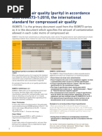 ISO 8573 1 Compressed Air Quality Standard 1 | PDF | Specification ...
