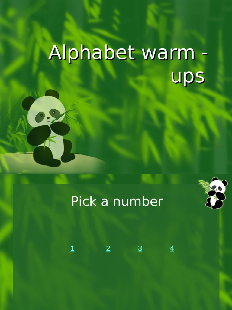 Alphabet 5 Teacher Switcher | PDF