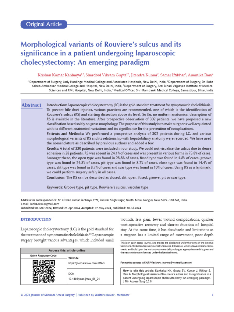 morphological_variants_of_rouviere_s_sulcus_and.70 | PDF | Gallbladder ...