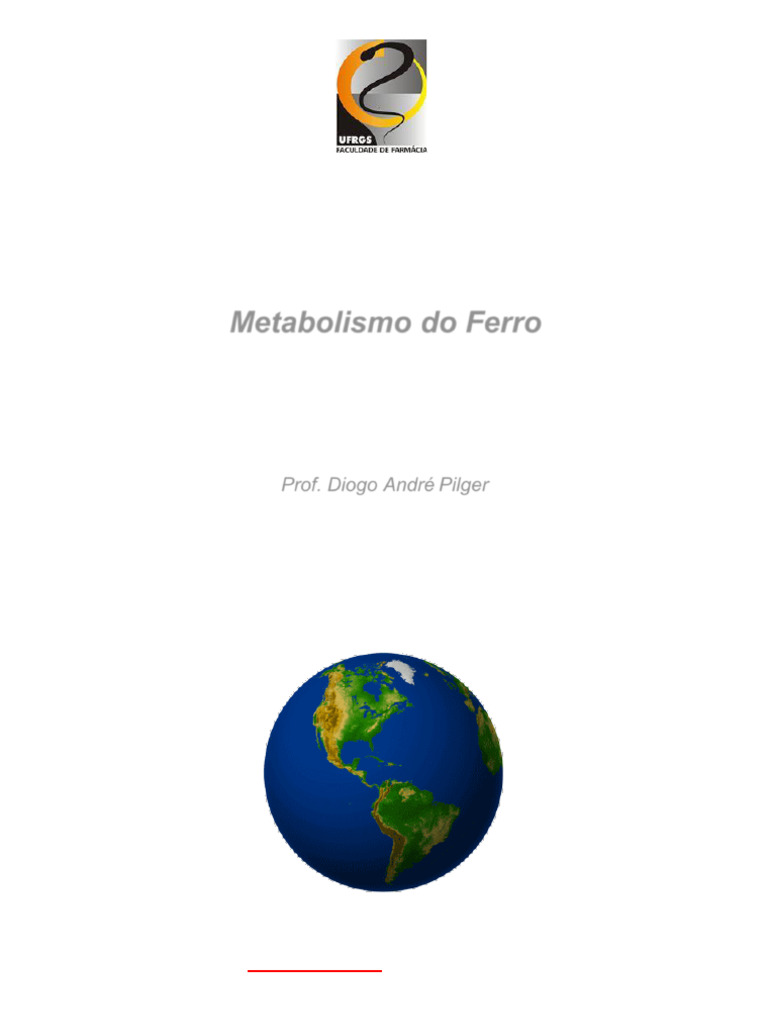 Metabolismo Fe (Teã Rica) | PDF | Ferro | Anemia