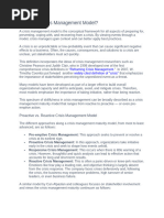 Crisis Management Theories and Models | PDF | Crisis Management ...