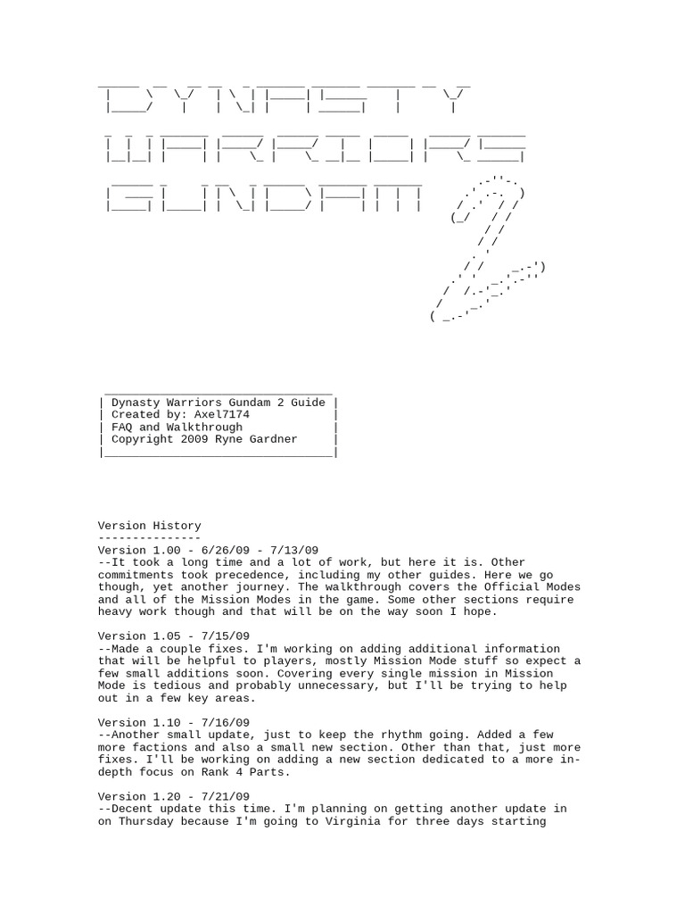 Gundam 2 | PDF