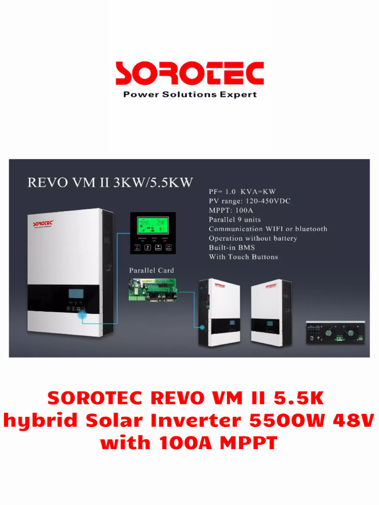 Sorotec Revo 3500W 5500W | PDF