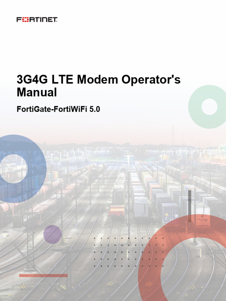 FortiGate LTE Modem Setup Guide | PDF | Modem | Lte (Telecommunication)