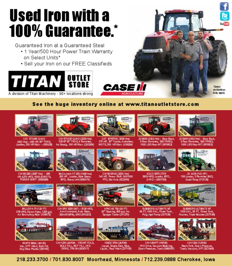 Apache 790 Sprayer and Planters Sale | PDF | Home & Garden | Science ...