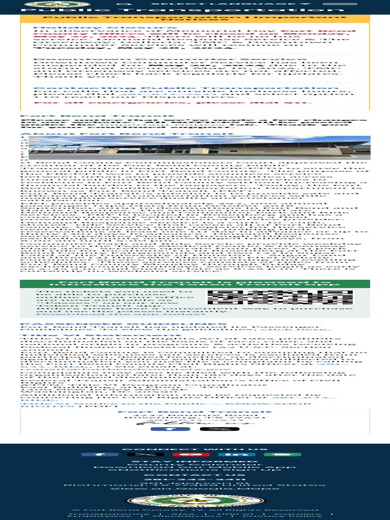Public Transportation Fort Bend County | PDF | Public Transport | Transport