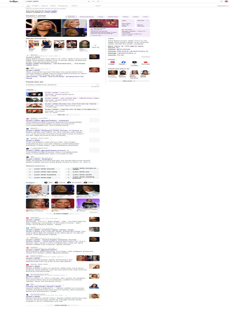 Wueen Latifah - Google Search | PDF | African American Music | Hip Hop