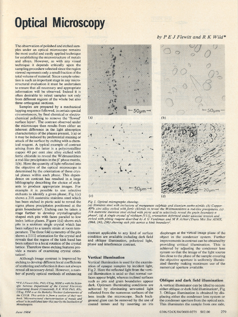 Optical Micros | PDF