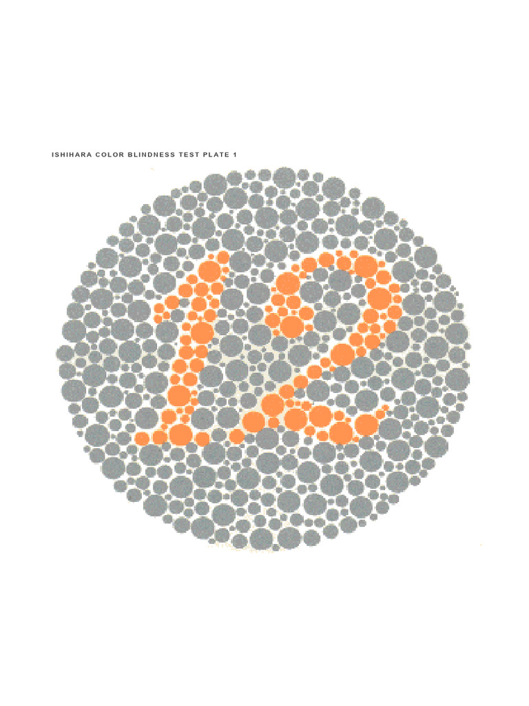 Ishihara Tests | PDF