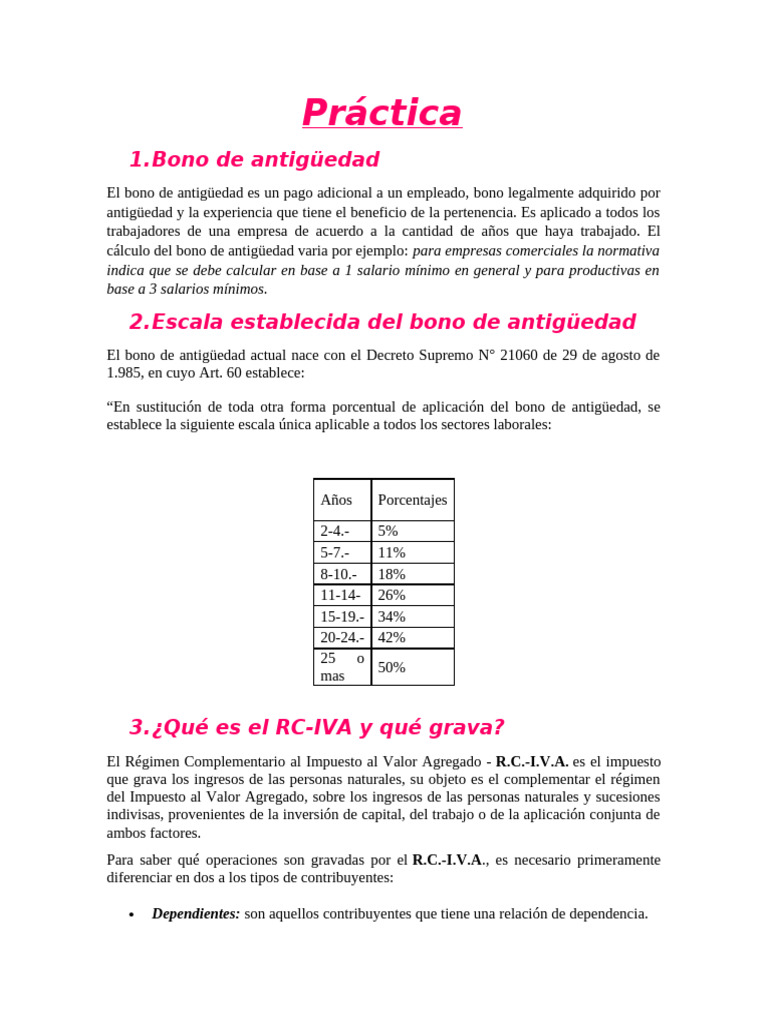 Practica Conta | PDF | Pensión | Salario