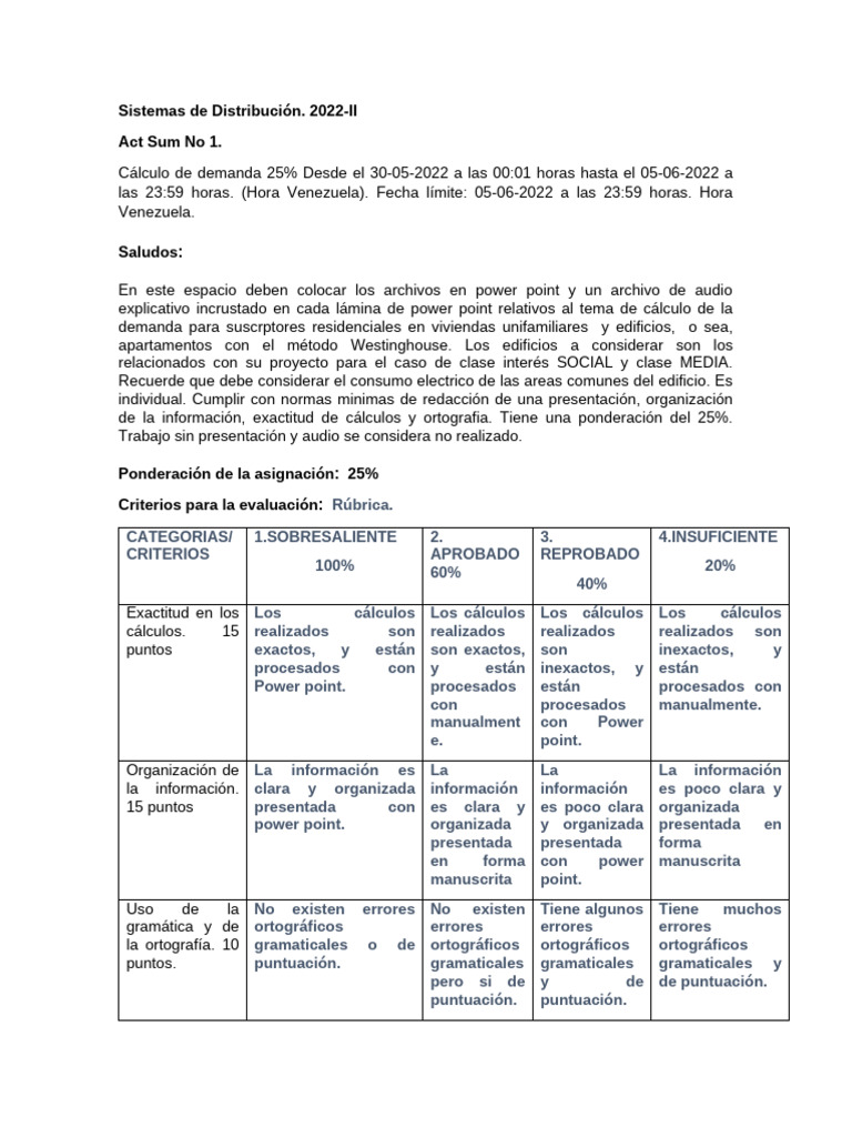 Cálculo de Demanda Eléctrica | PDF