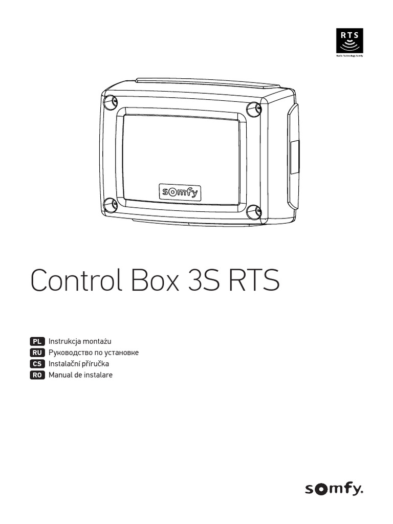 Manualde Instalare Ixengo L 24v Control Box 3s Rts | PDF
