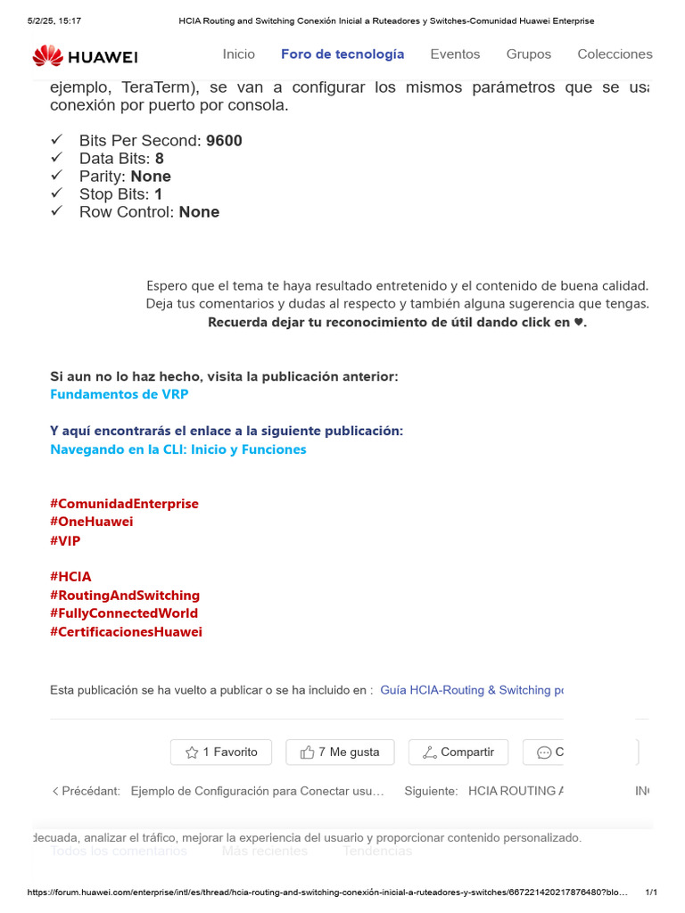 HCIA Routing and Switching Conexión Inicial A Ruteadores y Switches ...