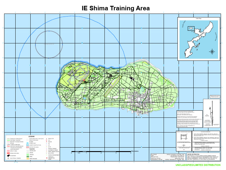 IE Shima Training Area Map Guide | PDF | Geophysics | Cartography