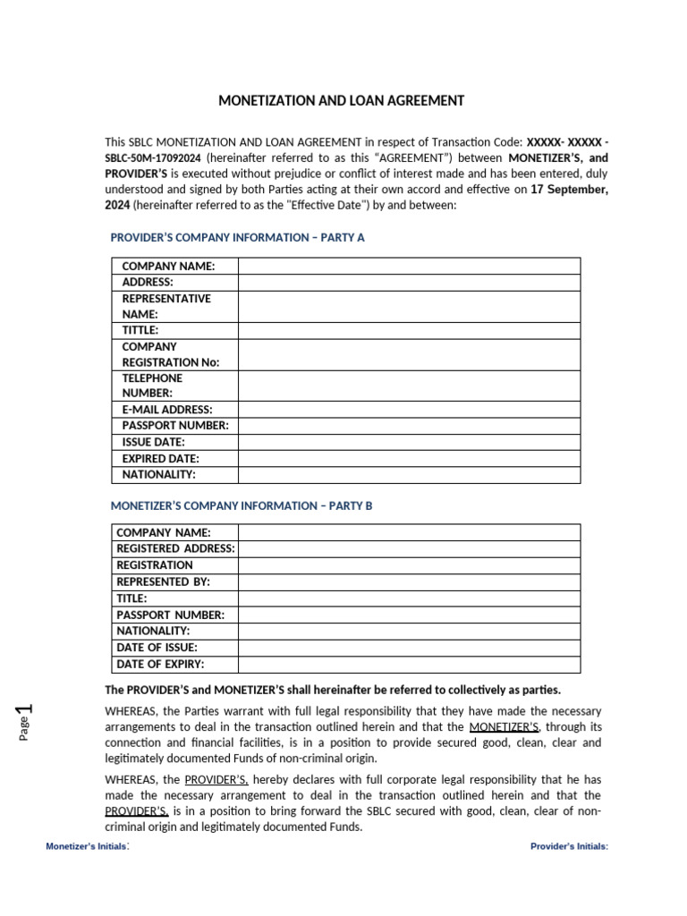 DOA - Draft 2024 | PDF | Letter Of Credit | Arbitration