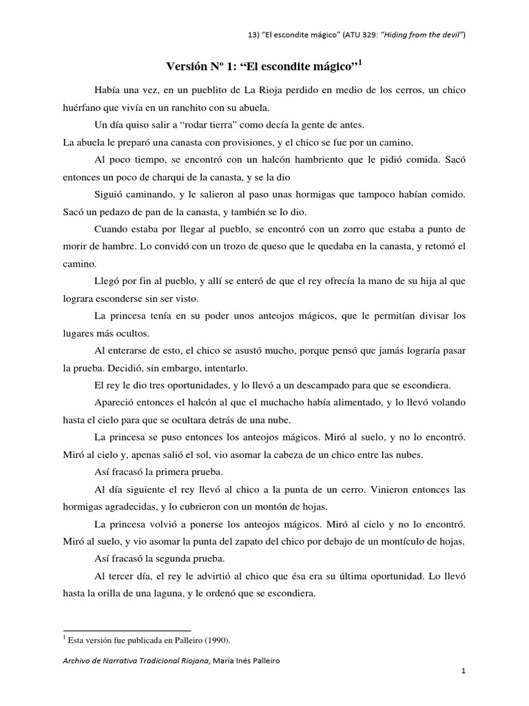 El escondite mágico del chico huérfano | PDF