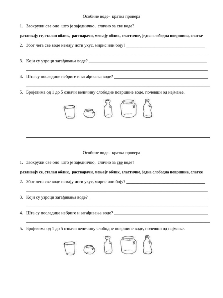 N L Zavrsna Sistemat Osobine Vode | PDF