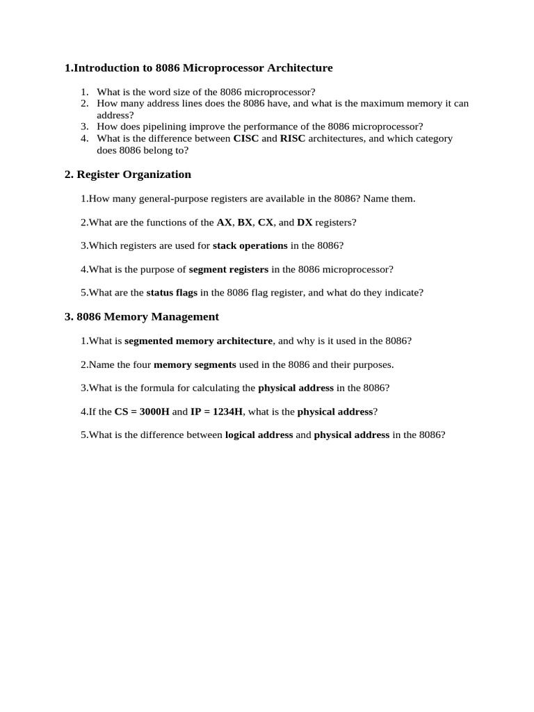 PA Unit 1 Questions | PDF