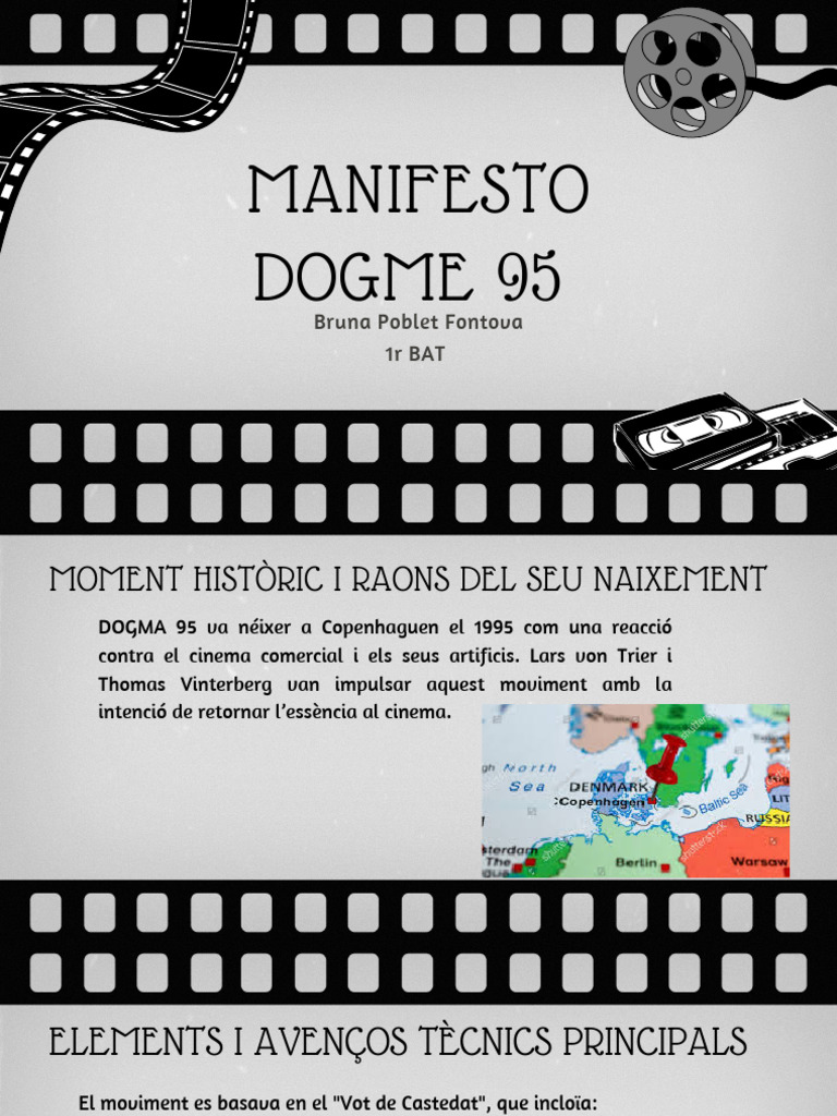 Manifesto Dogme 95 (Audivisuals 2) | PDF