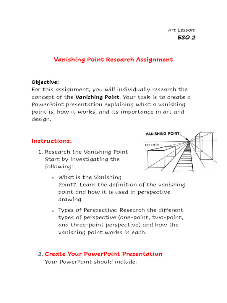 Vanishing Point in Art and Design | PDF