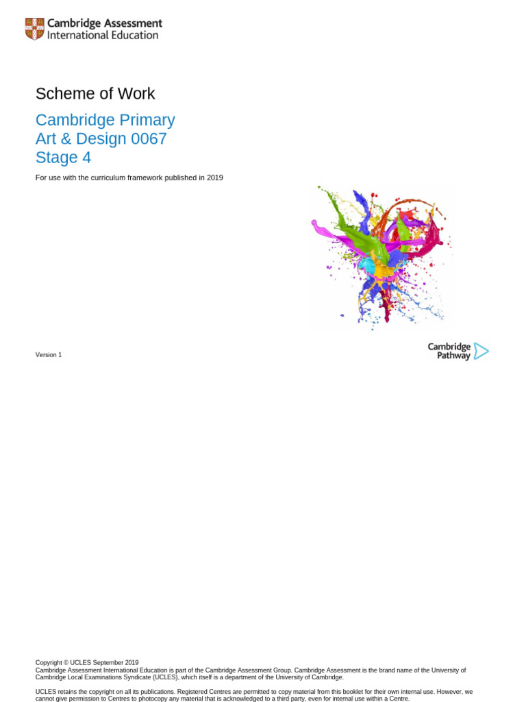 Primary Art Design Stage 4 Scheme of Work Tcm142 555733 | PDF | Drawing ...