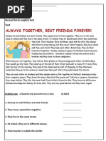 Mary The Musician Simple Reading Comprehension - 36222 | PDF