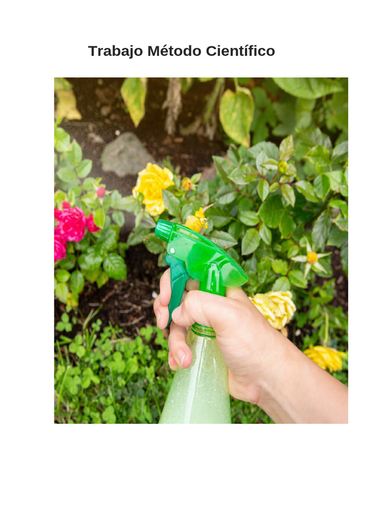 Método Científico | PDF | Contaminación | Plantas